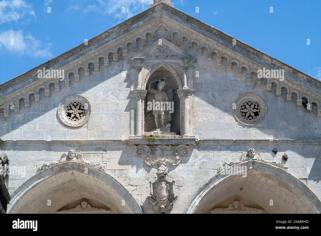 Italy, Italien, Italia, Monte Sant’Angelo; Apulia; Catholic sanctuary ...