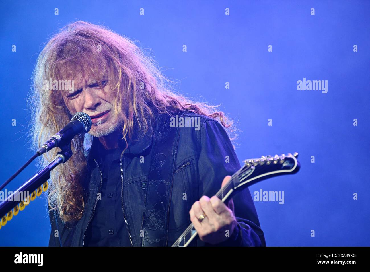 Megadeth plays on the Rock stage at Sweden Rock Festival 2024 in ...