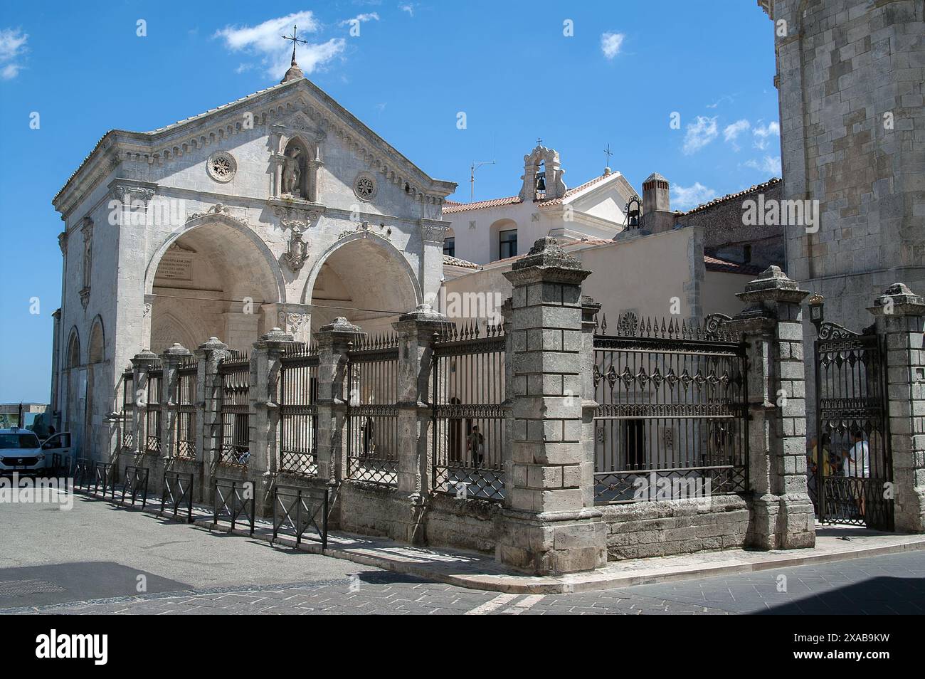 Italy, Italien, Italia, Monte Sant’Angelo; Apulia; Catholic sanctuary ...