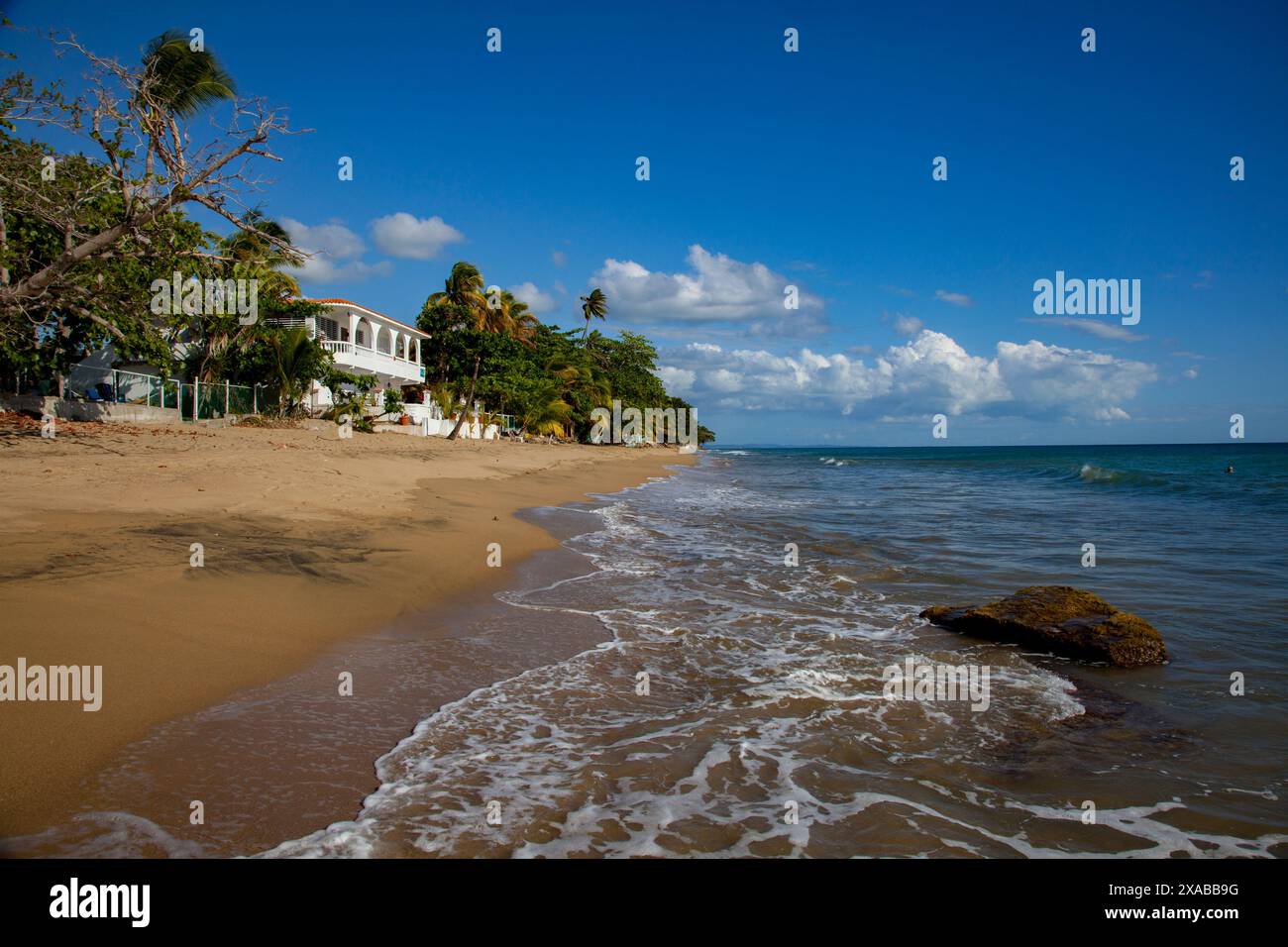 Rincón Beach in Puerto Rico, a heavenly tropical paradise with crystal ...