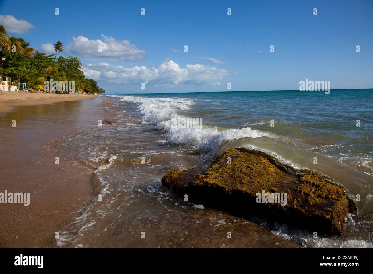 Rincón Beach in Puerto Rico, a heavenly tropical paradise with crystal ...