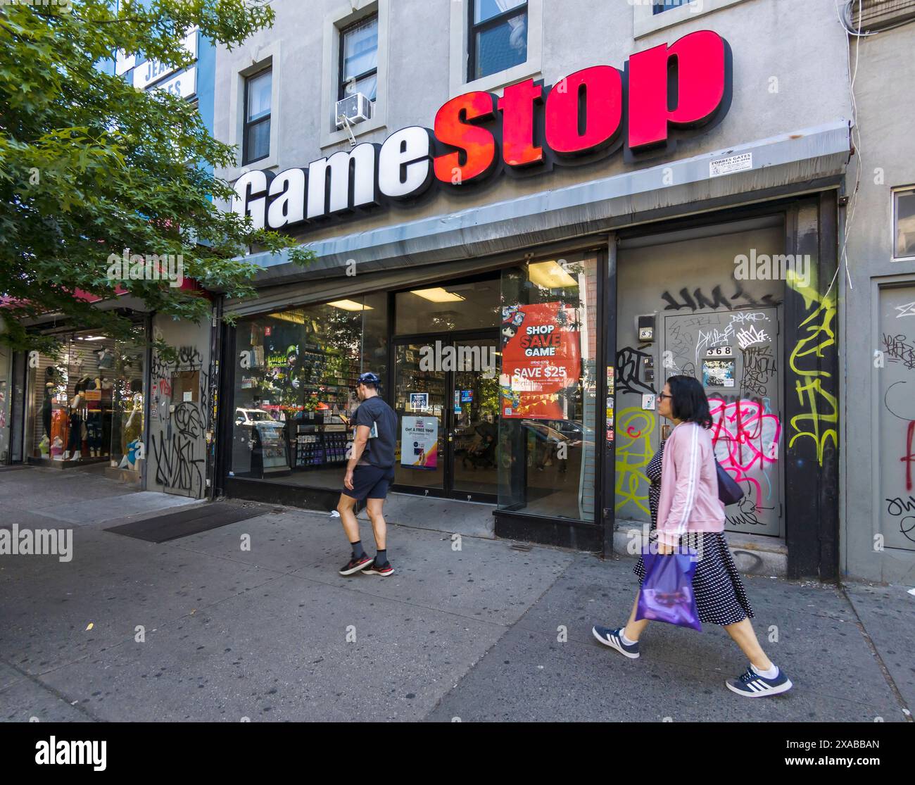A GameStop video game store in the Bushwick neighborhood in Brooklyn in ...