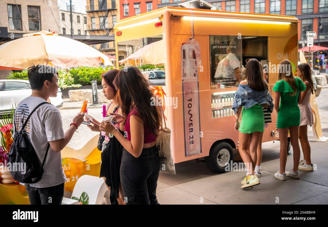 Gen Z’ers flock to the Ouai X Tower 28 brand activation in the ...