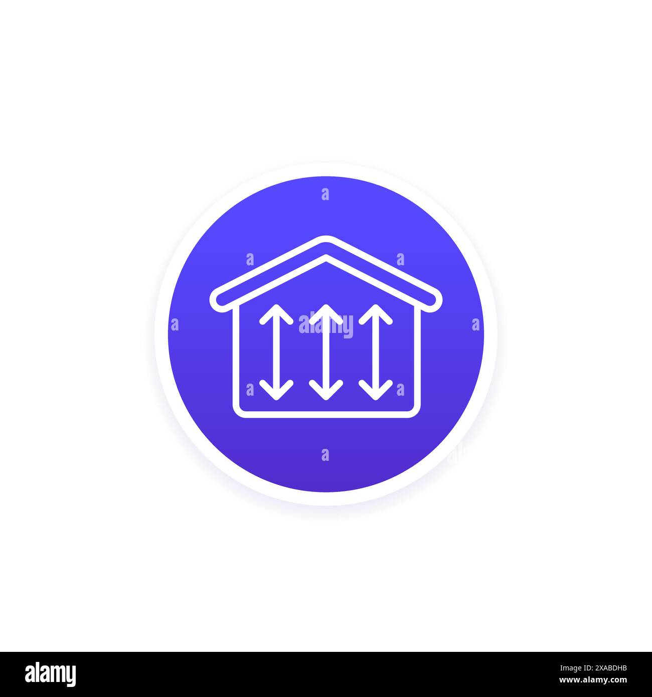 House at height Stock Vector Images - Alamy