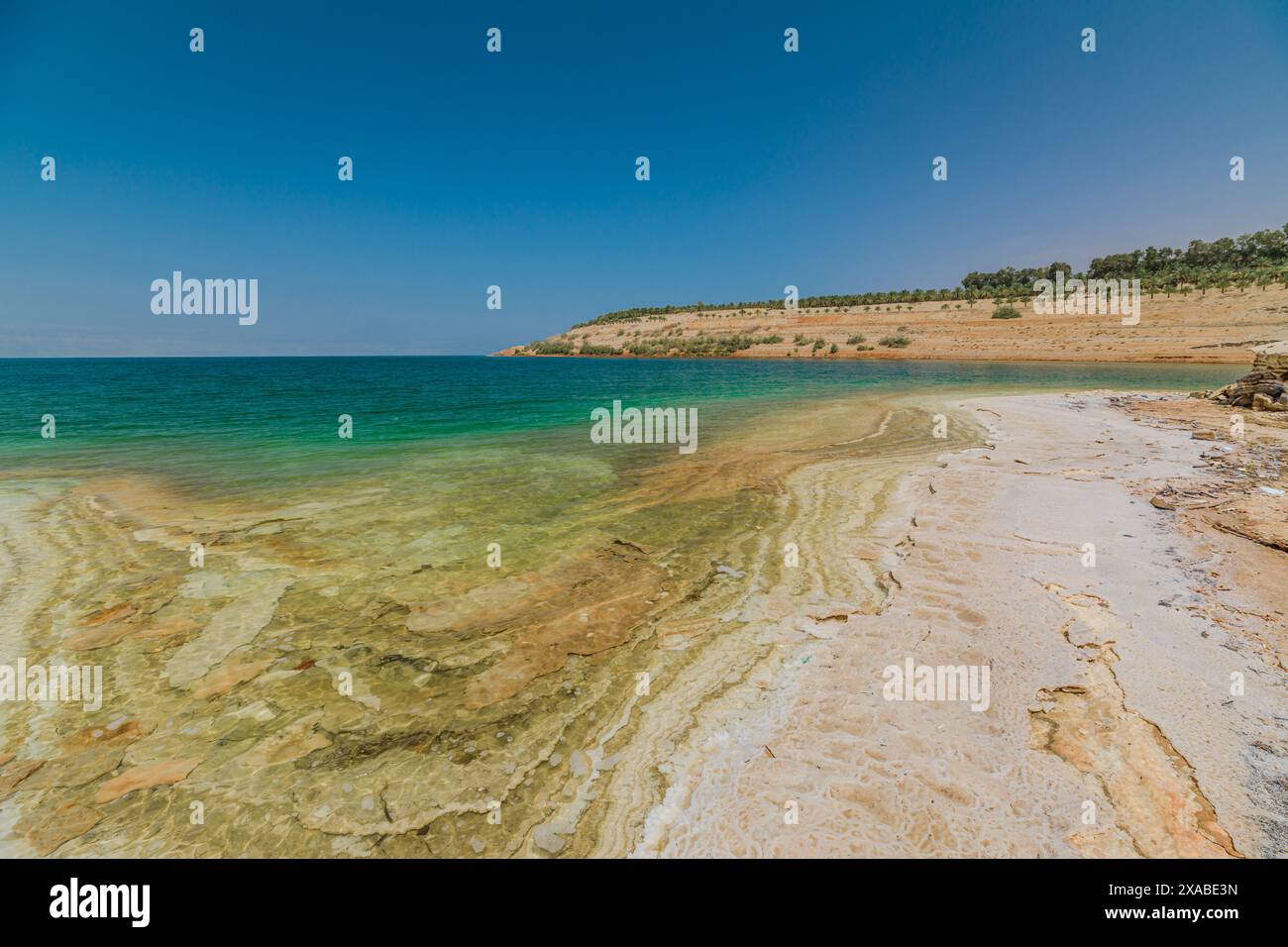 Serene panoramic view capturing the unique geological layers and ...