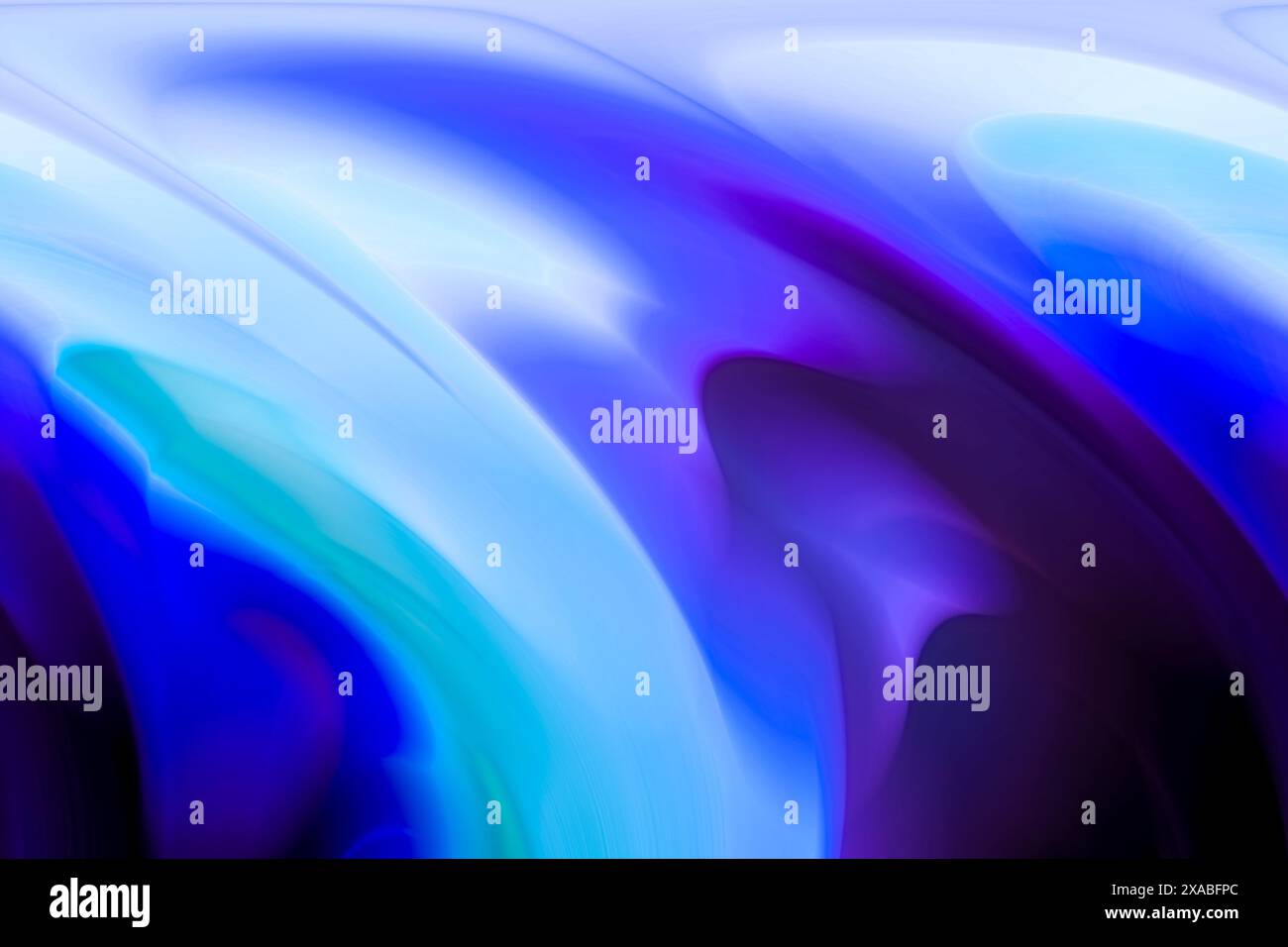 Bright blue-purple gradient background. Various bright blurry spots ...
