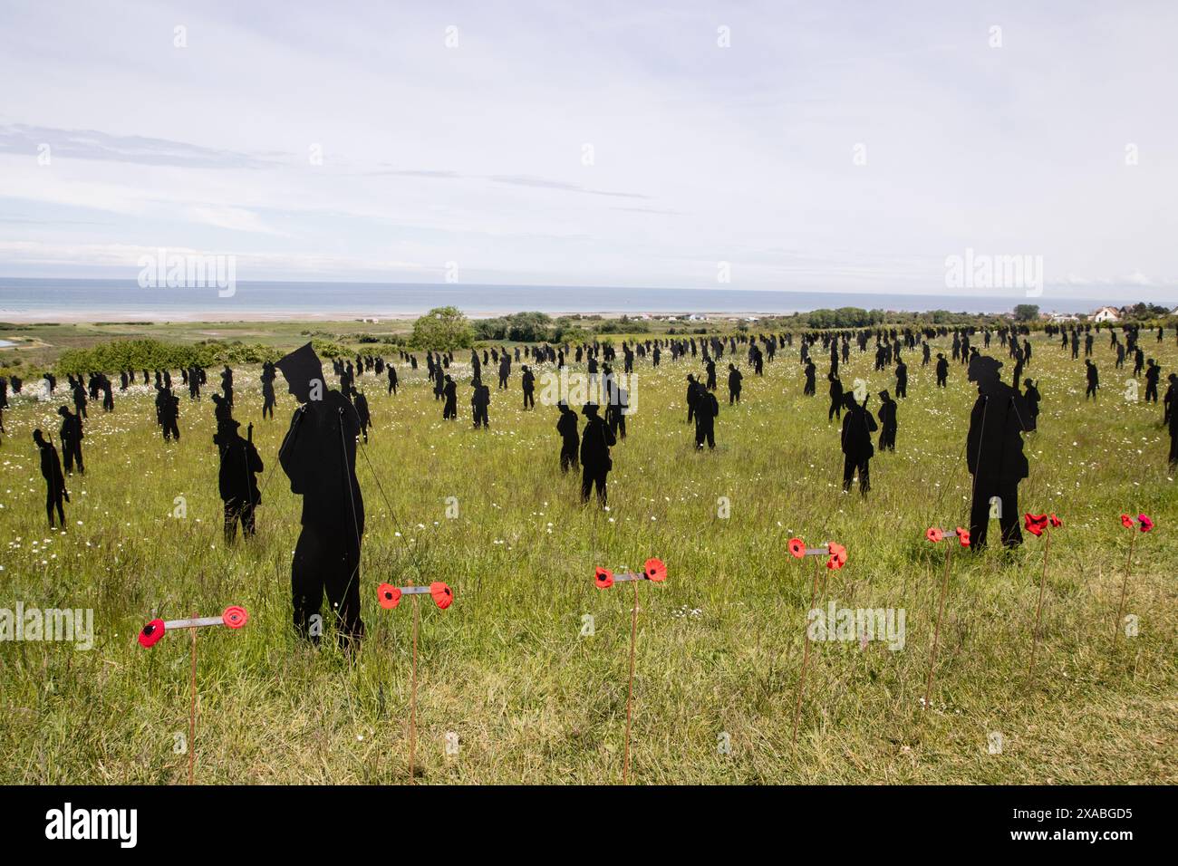 British Normandy Memorial, Normandy France displaying the Walking with ...