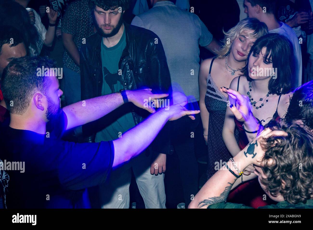 London nightlife in a rock club Stock Photo - Alamy
