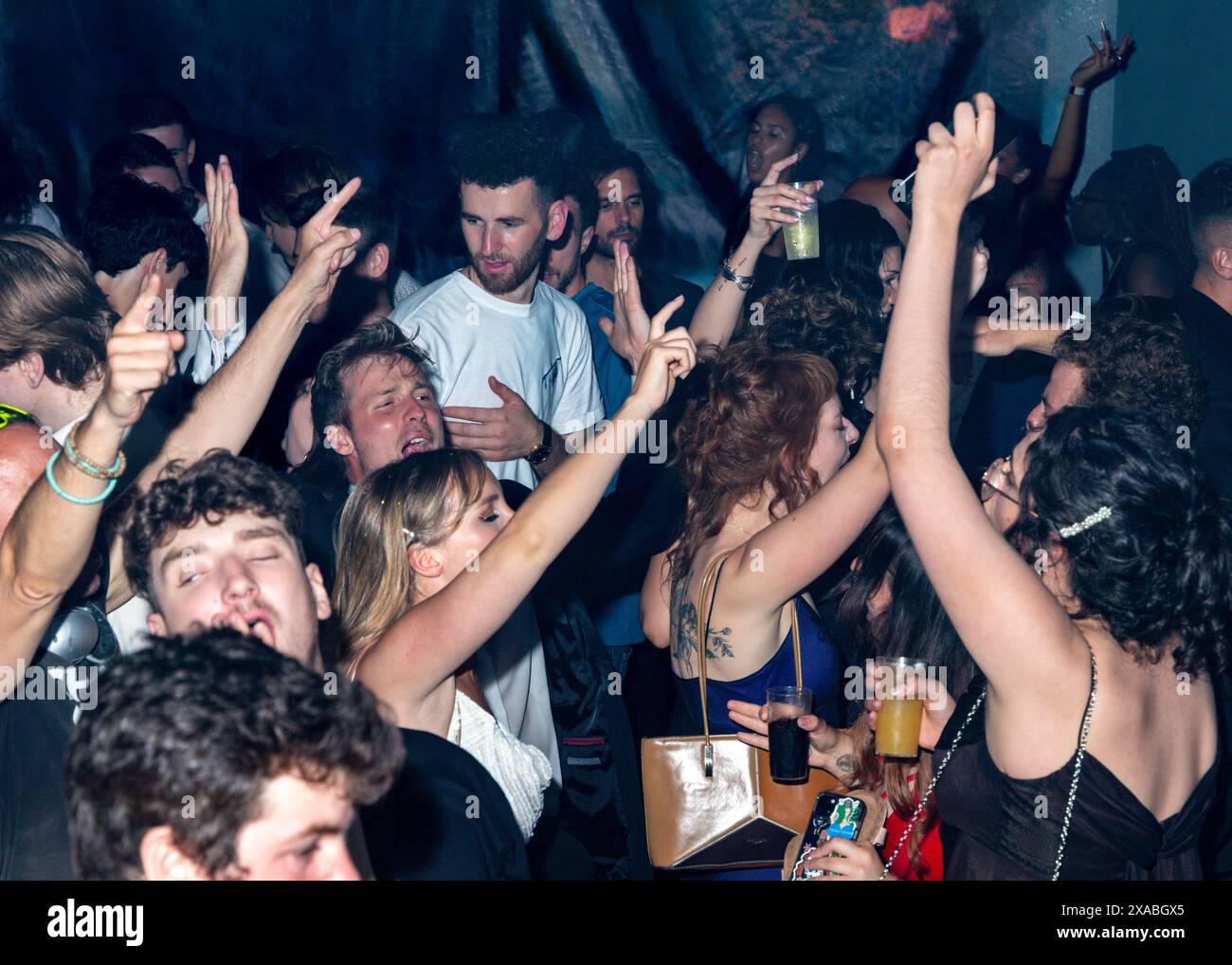 London nightlife in a rock club Stock Photo - Alamy