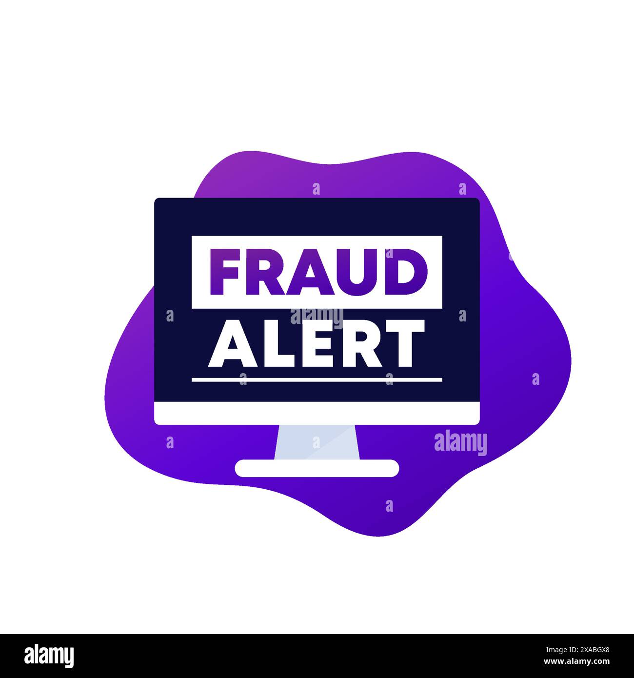 Fraud alert vector design for web Stock Vector Image & Art - Alamy