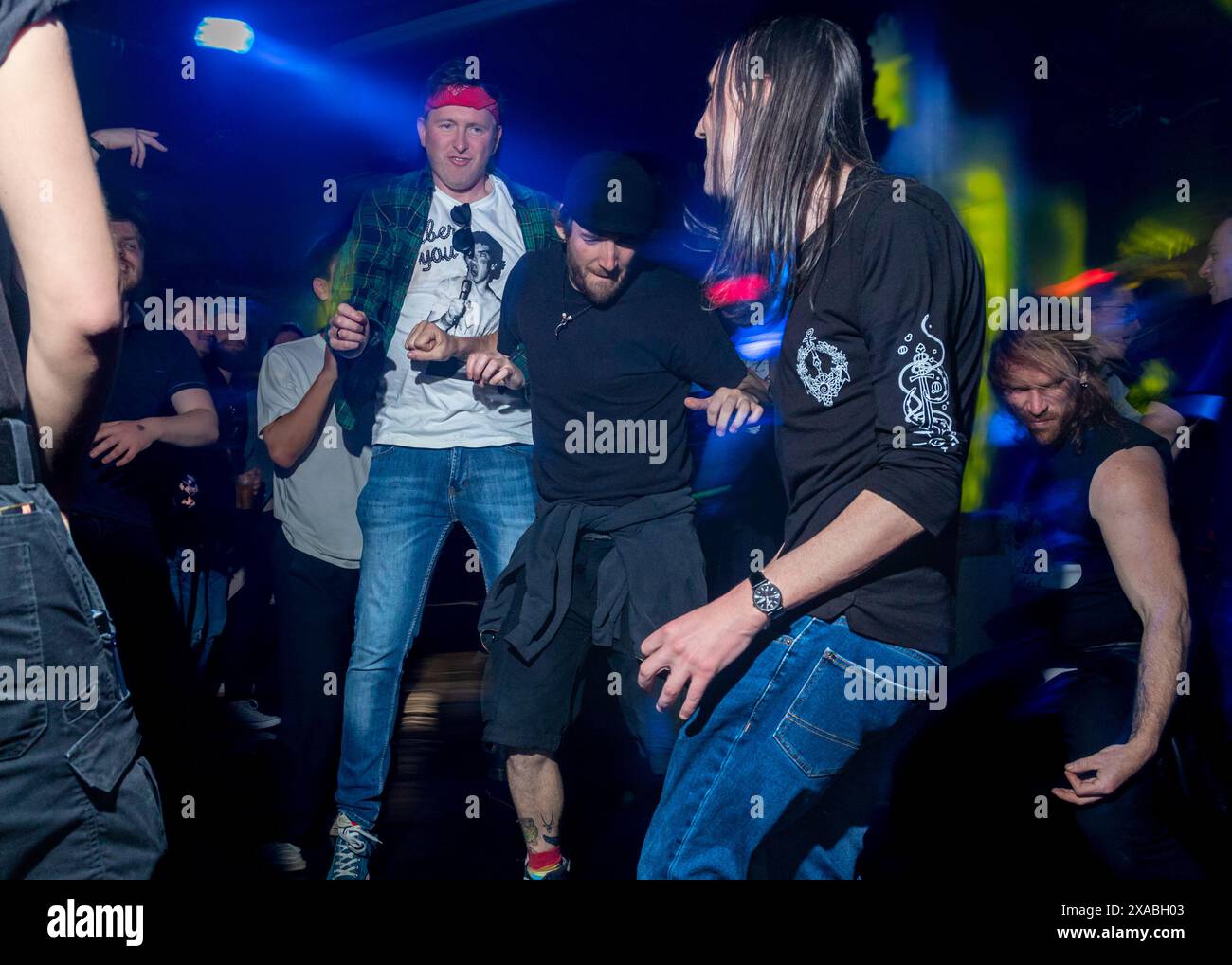 London nightlife in a rock club Stock Photo - Alamy