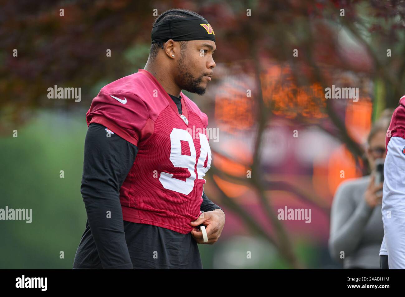 Ashburn, VA, USA. 05th June, 2024. Washington Commanders defensive ...
