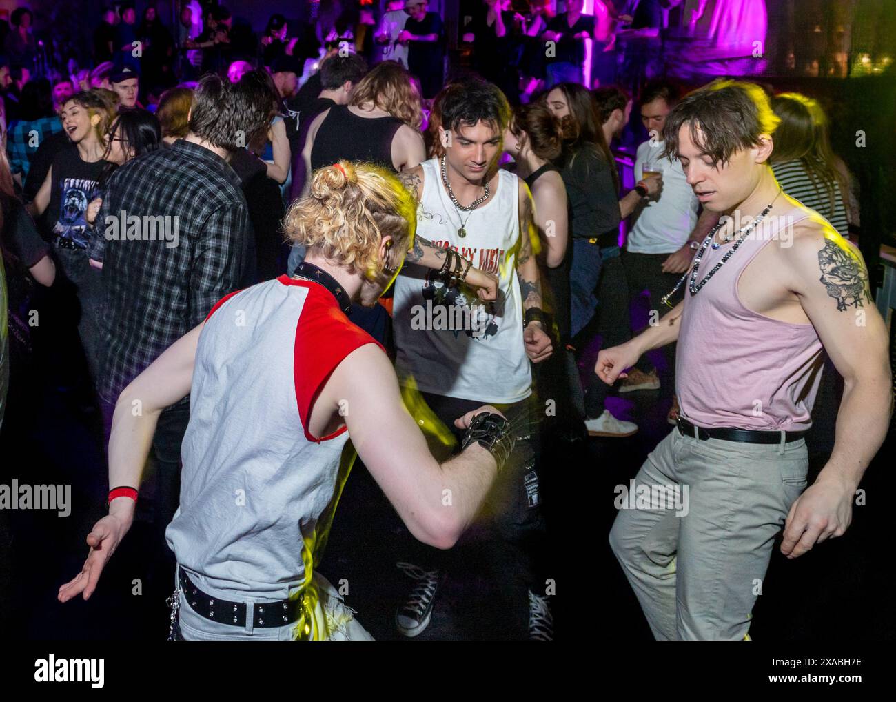 London nightlife in a rock club Stock Photo - Alamy