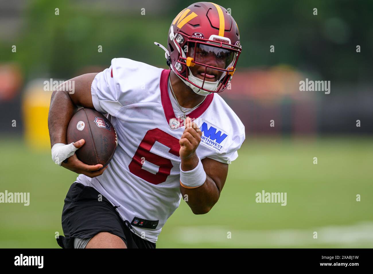 Ashburn, VA, USA. 05th June, 2024. Washington Commanders running back ...