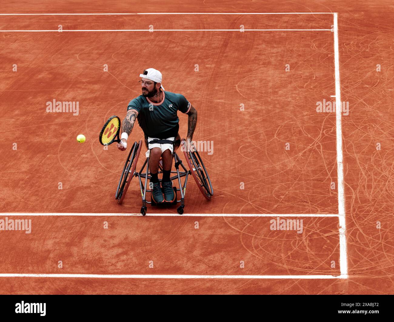 Roland Garros, 05 Jun 2024: Heath Davidson (AUS) during the 2024 French ...