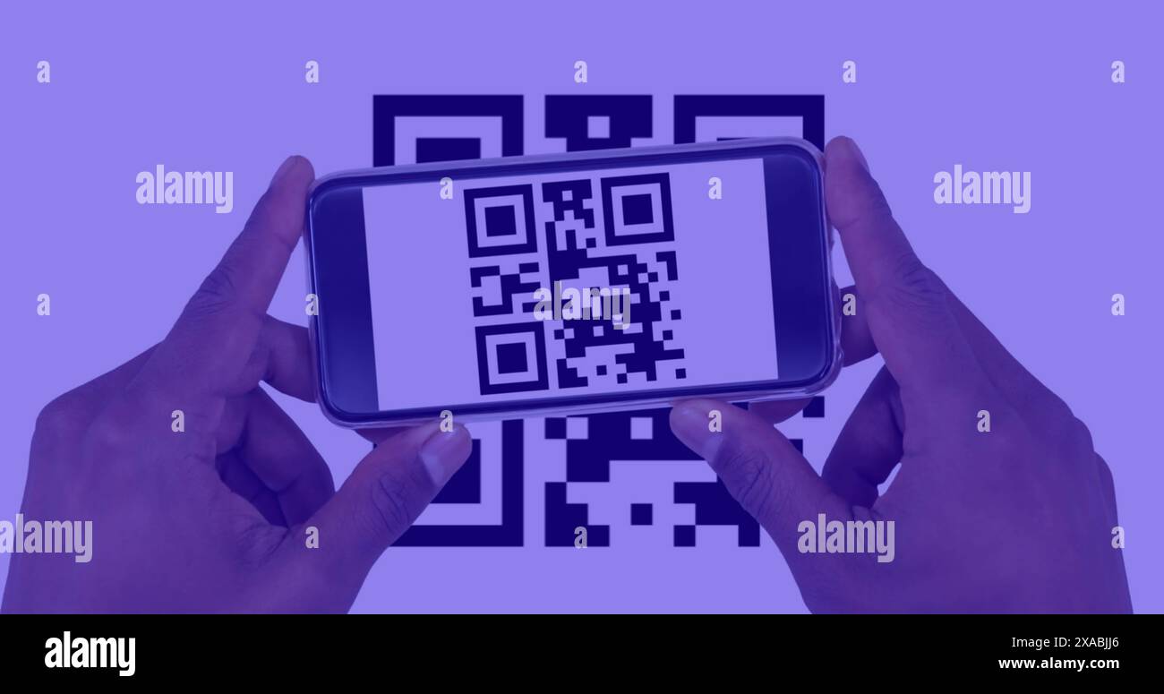Animation data processing qr code hi-res stock photography and images ...
