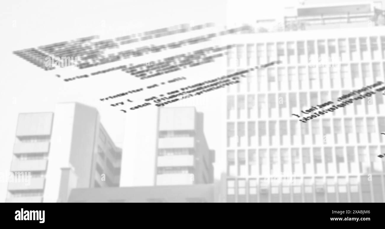 Global technology data processing Black and White Stock Photos & Images ...