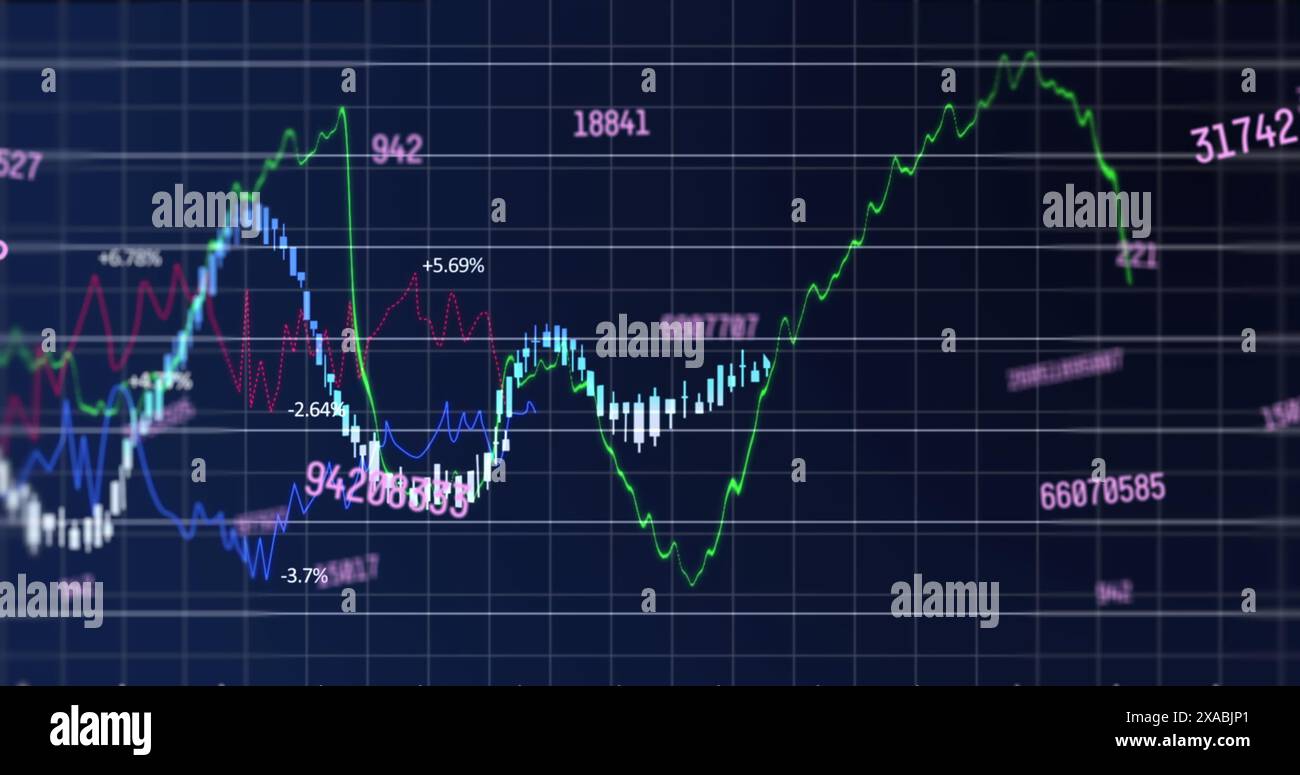 Financial data visualization hi-res stock photography and images - Alamy