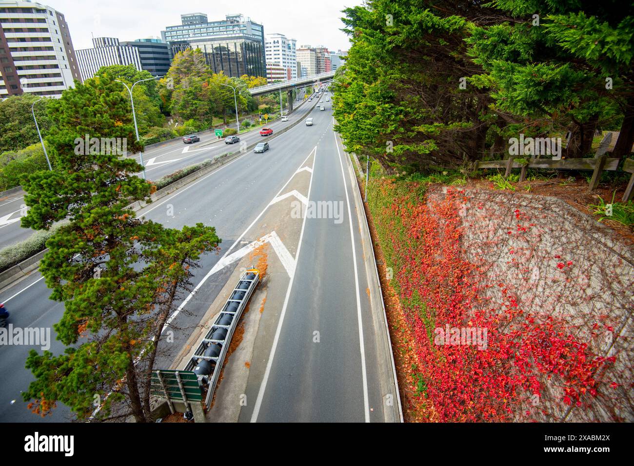 Wellington Urban Motorway - New Zealand Stock Photo - Alamy