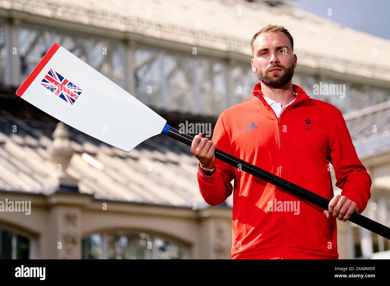 Ollie Wynne-Griffith, Men’s pair (M2-) during the Team GB Paris 2024 ...