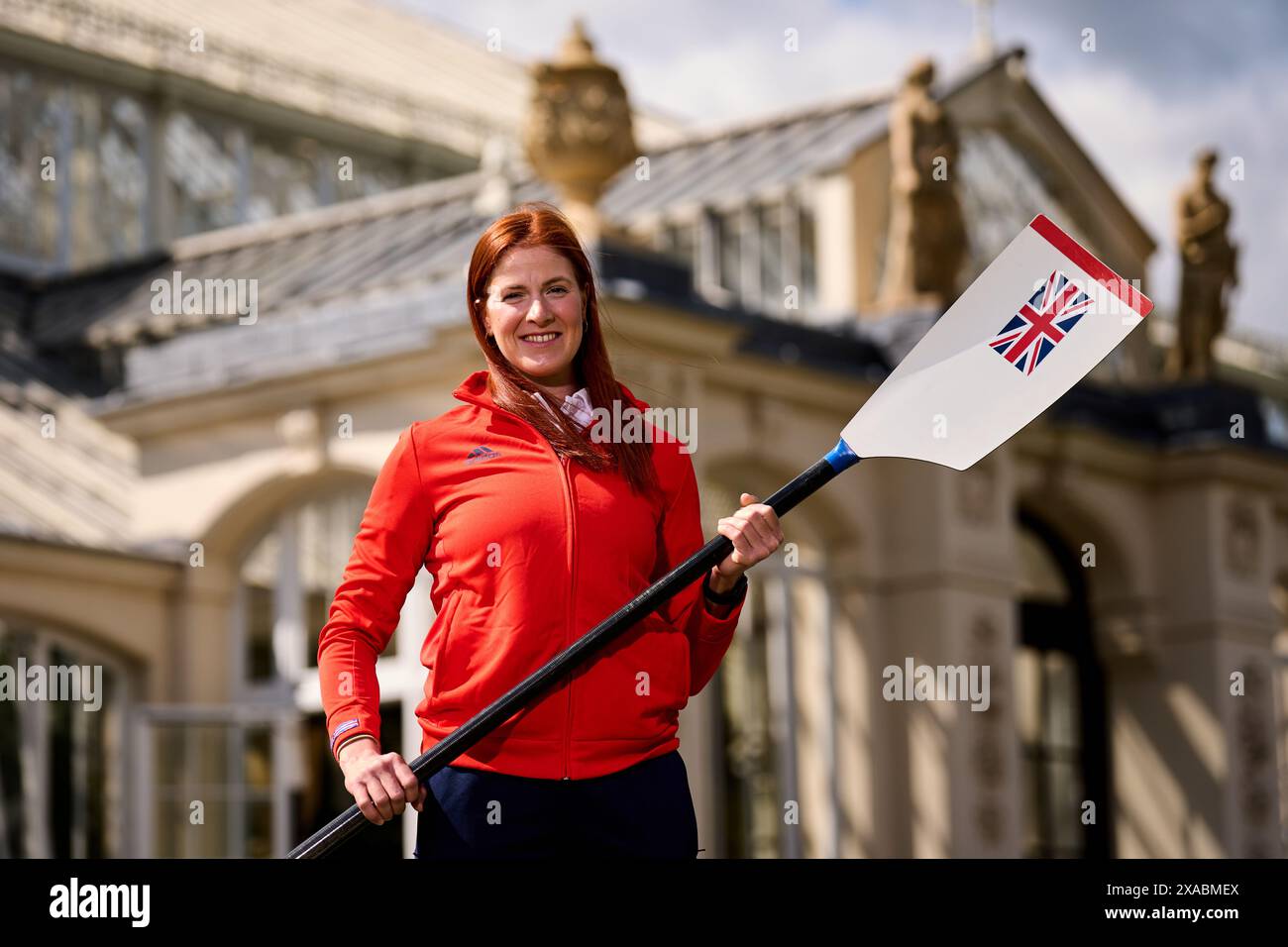 Georgie Brayshaw, Women’s quadruple sculls during the Team GB Paris ...