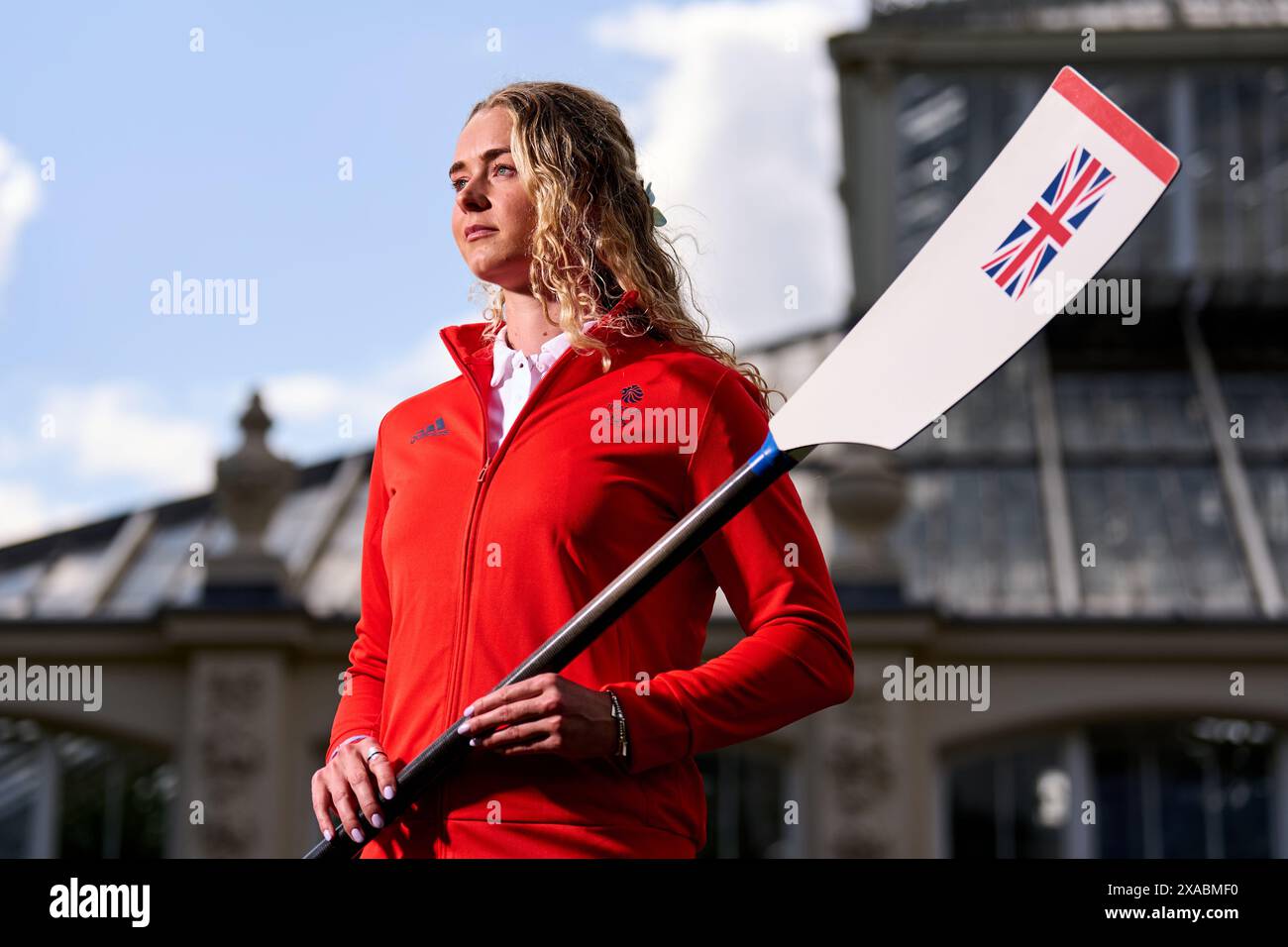 Hannah Scott, Women’s quadruple sculls (W4x) during the Team GB Paris ...