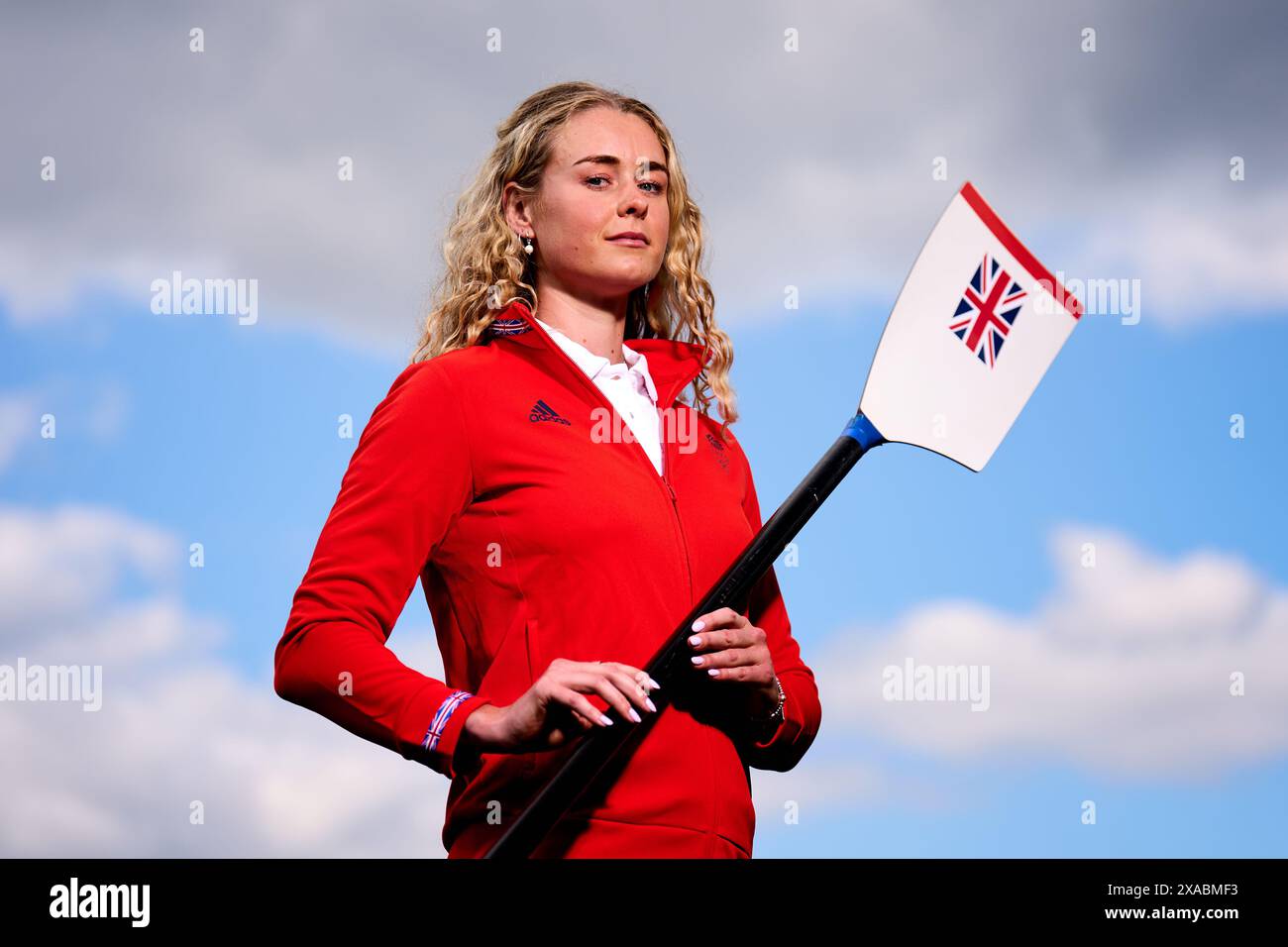 Hannah Scott, Women’s quadruple sculls (W4x) during the Team GB Paris ...