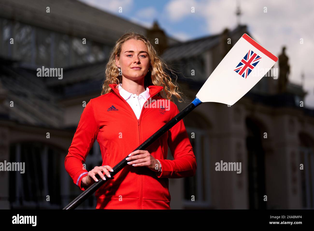 Hannah Scott, Women’s quadruple sculls (W4x) during the Team GB Paris ...