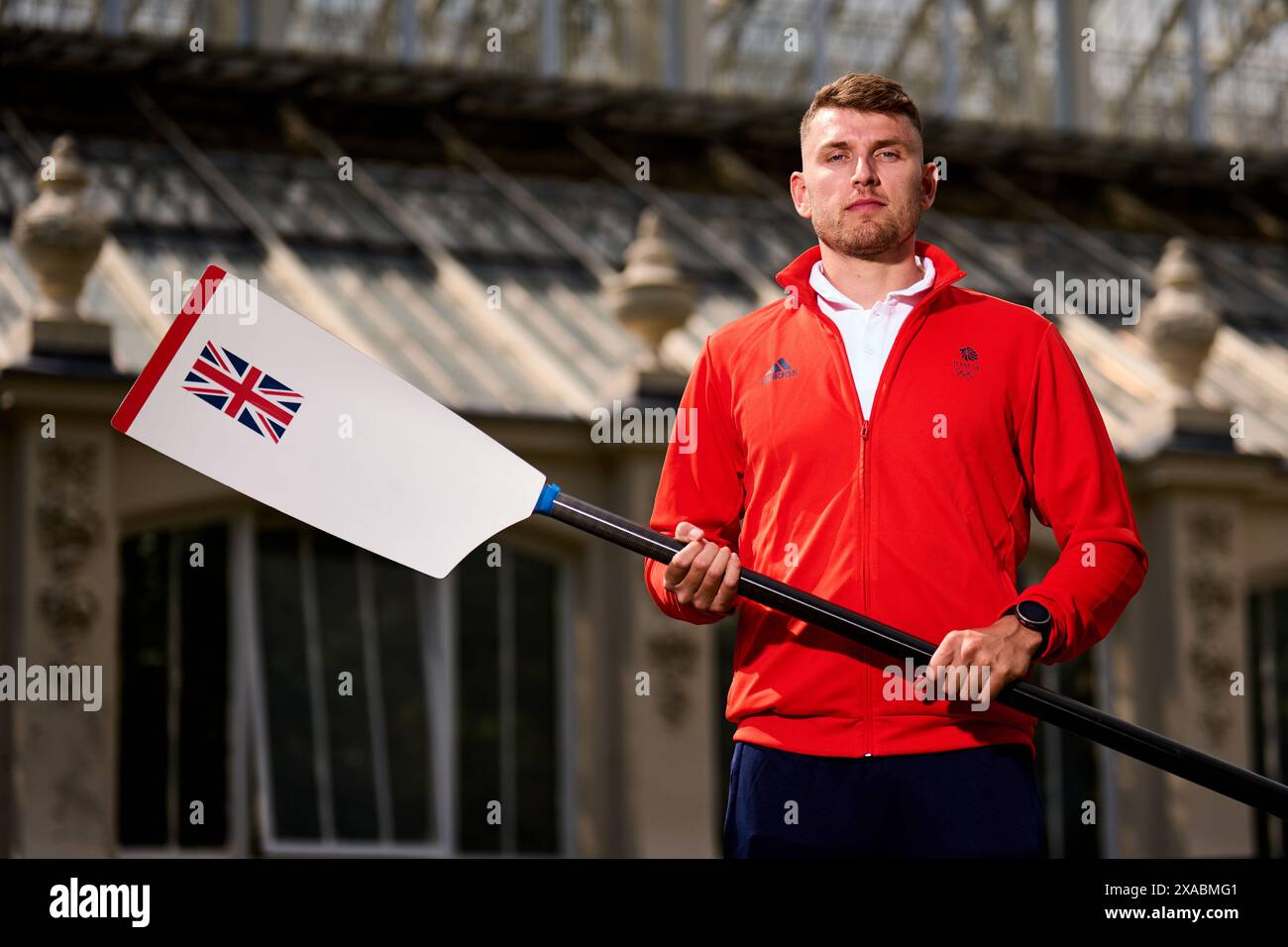 Oli Wilkes, Men’s four (M4-) during the Team GB Paris 2024 Rowing team ...