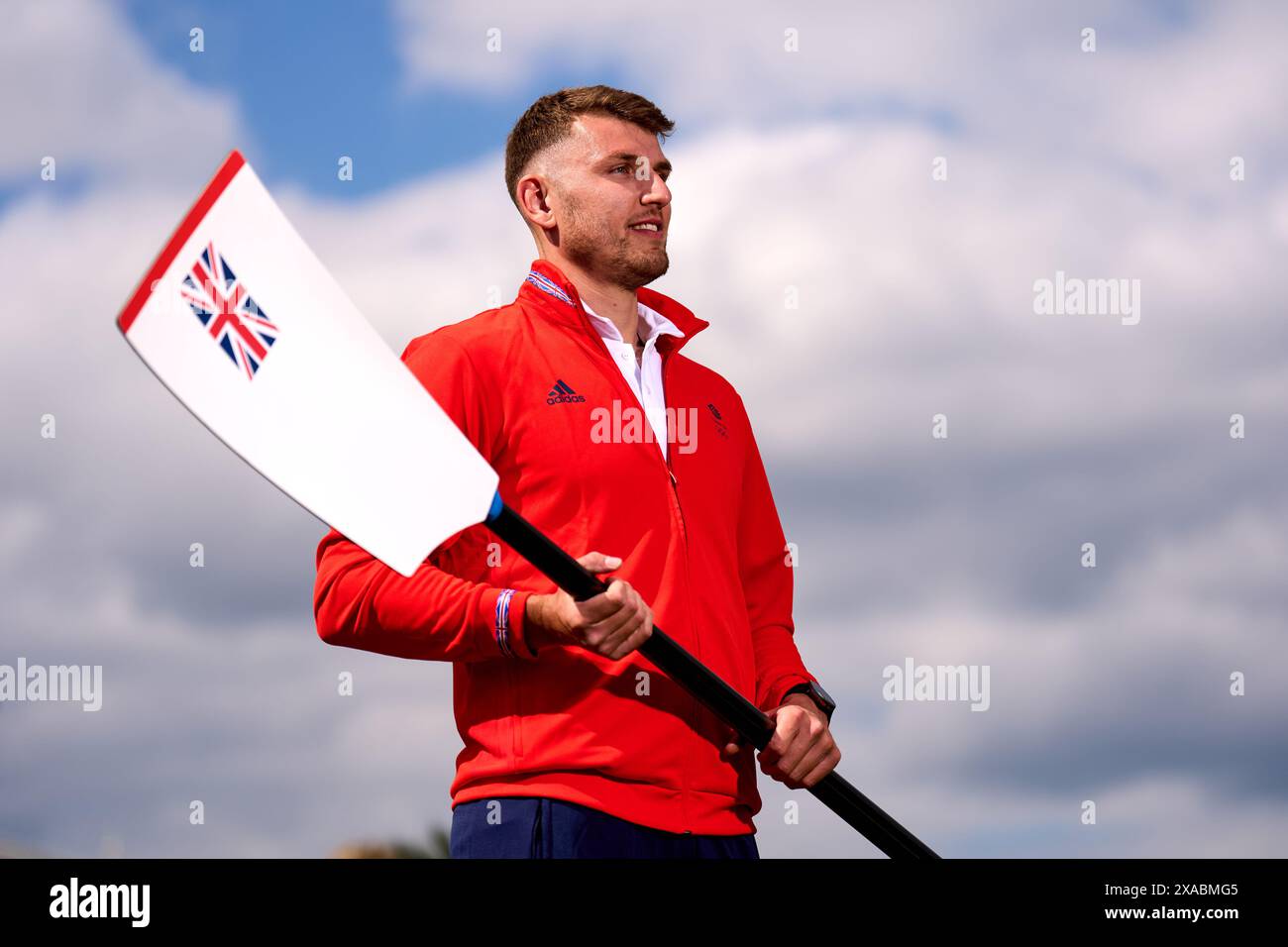 Oli Wilkes, Men’s four (M4-) during the Team GB Paris 2024 Rowing team ...