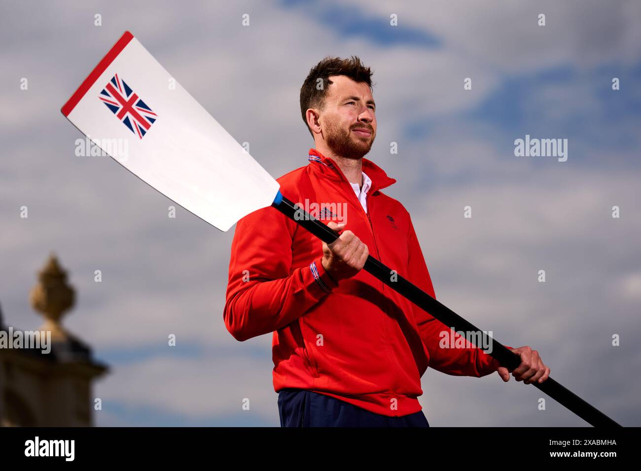 Morgan Bolding, Men’s eight (M8+) during the Team GB Paris 2024 Rowing ...