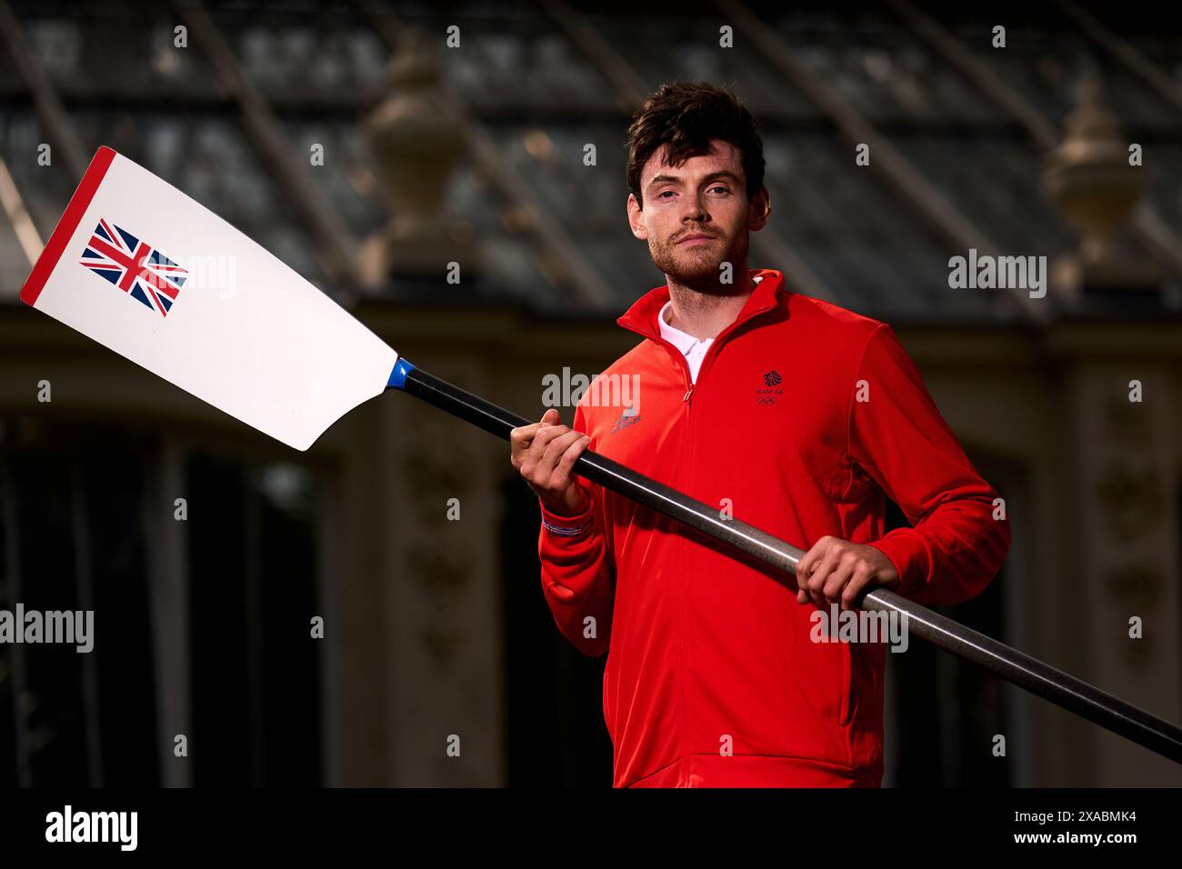 Freddie Davidson, Men’s four (M4-) during the Team GB Paris 2024 Rowing ...