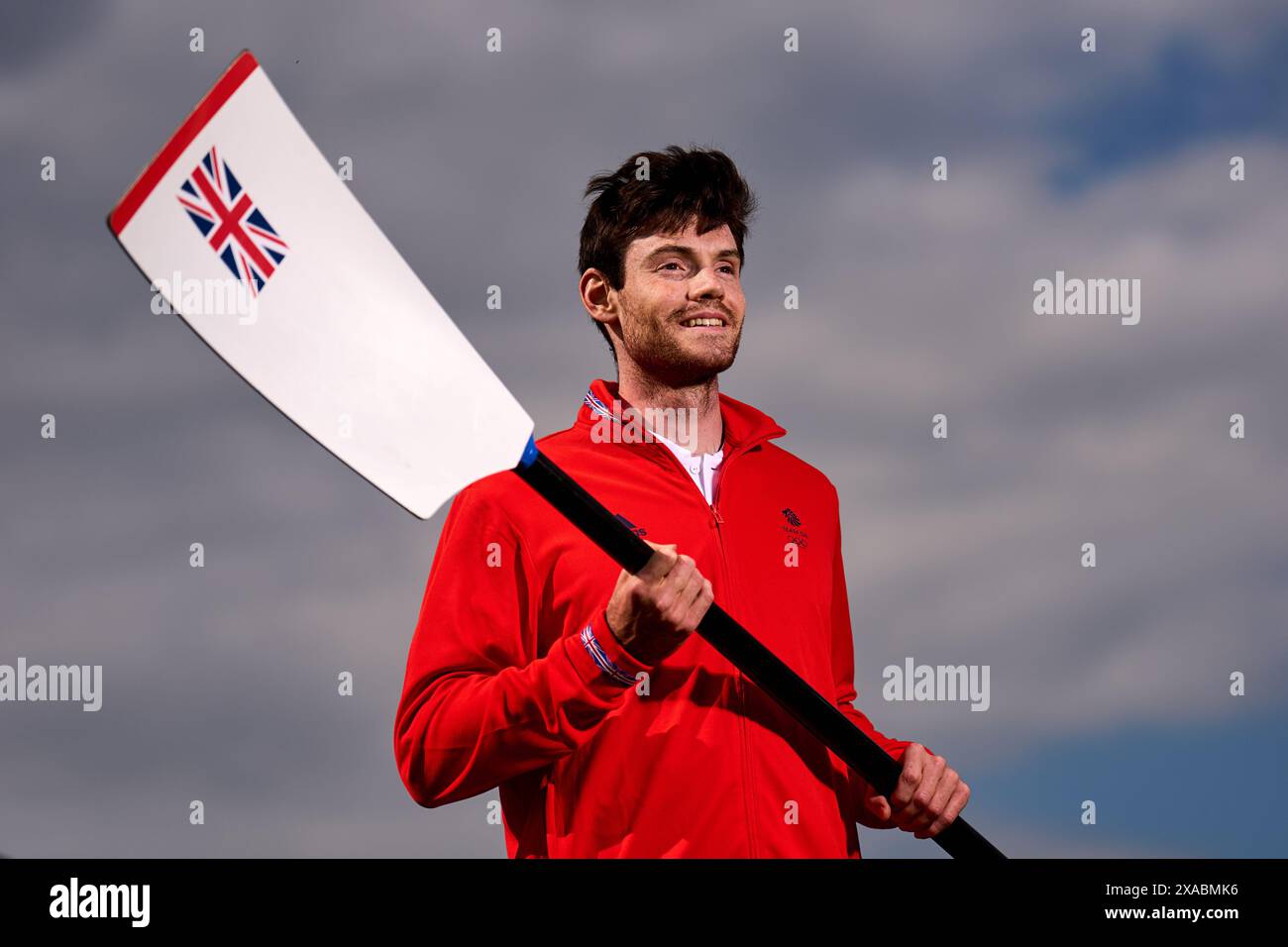 Freddie Davidson, Men’s four (M4-) during the Team GB Paris 2024 Rowing ...