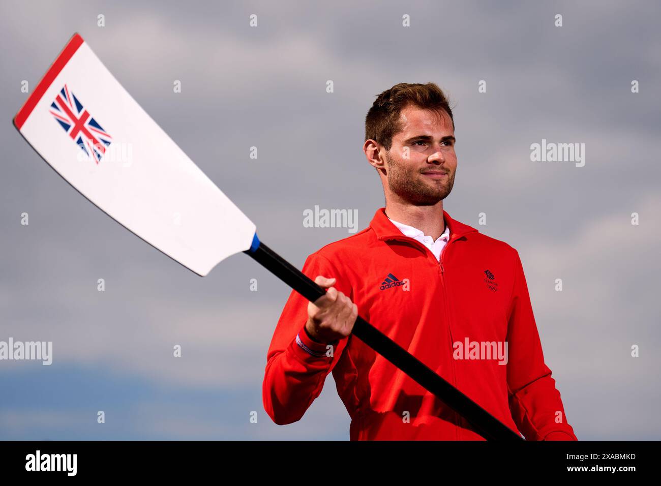 David Ambler, Men’s four (M4-) during the Team GB Paris 2024 Rowing ...