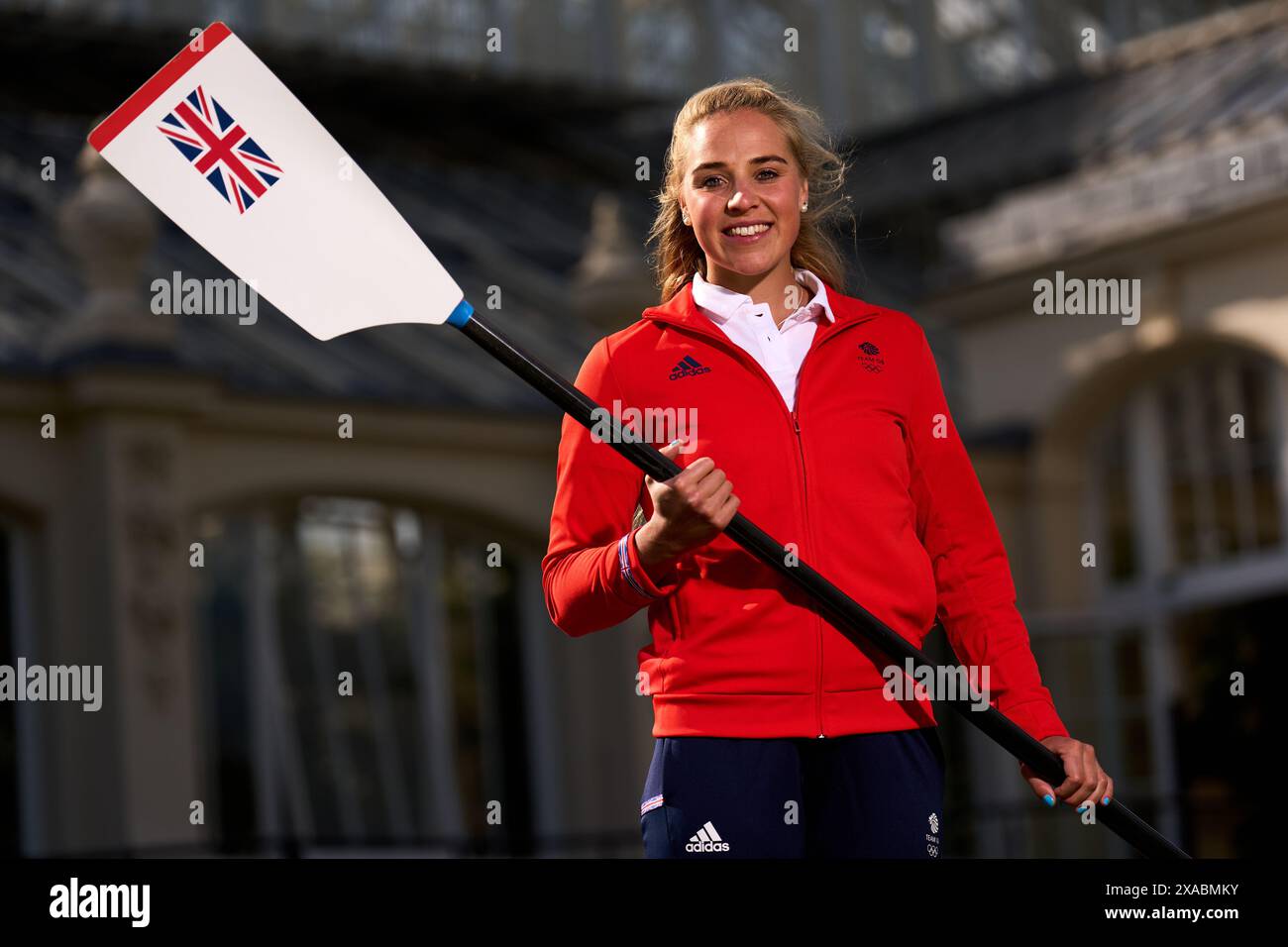 Becky Wilde, Women’s double sculls (W2x) during the Team GB Paris 2024 ...