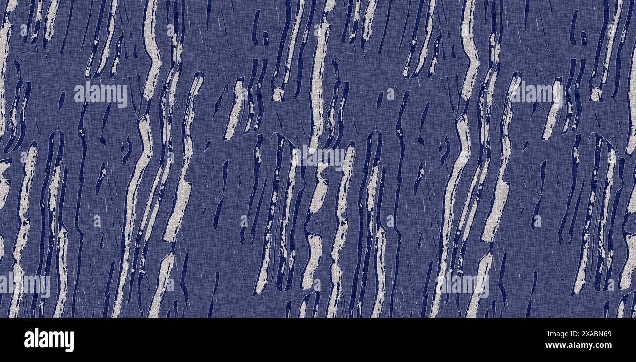 Denim blue dye effect seamless woven linen background, Distressed ink ...