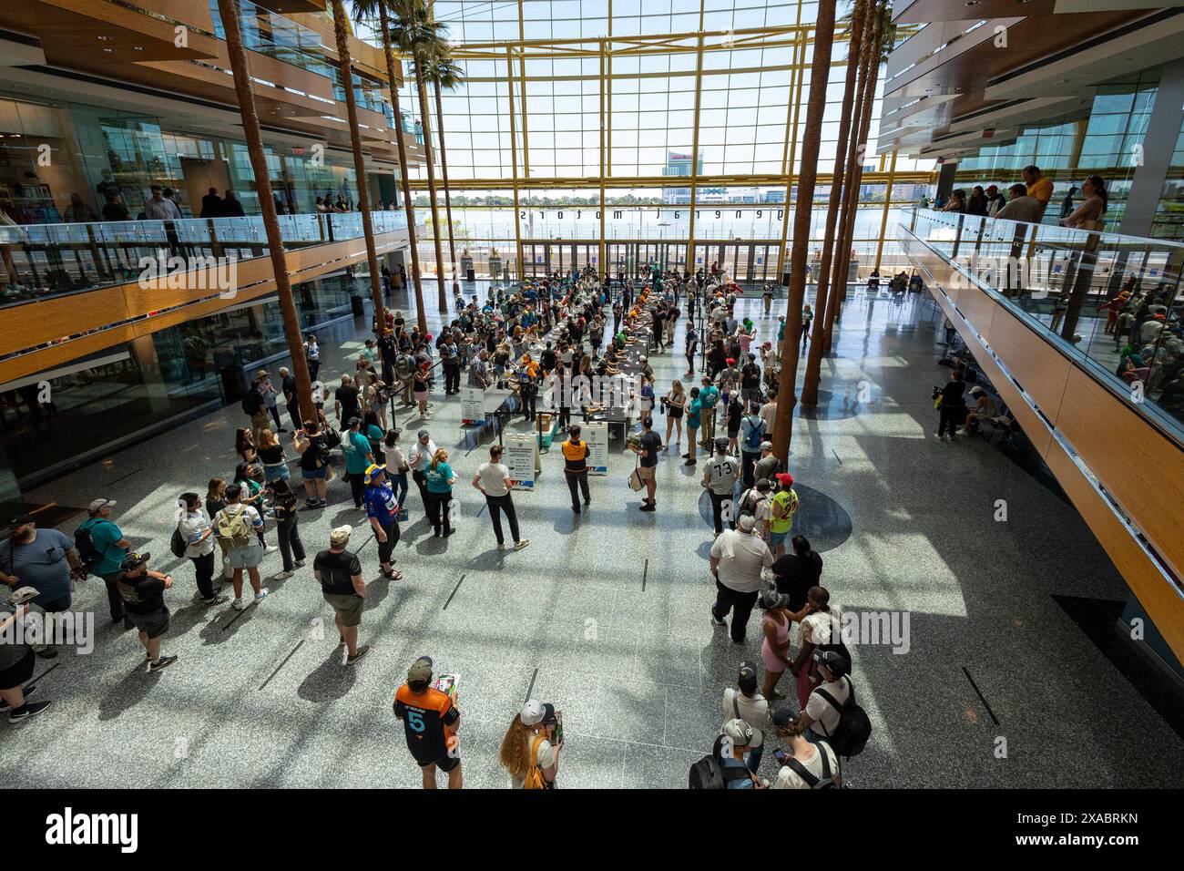 June 1st, 2024: Indycar drivers sign autographs during Indycar meet and ...