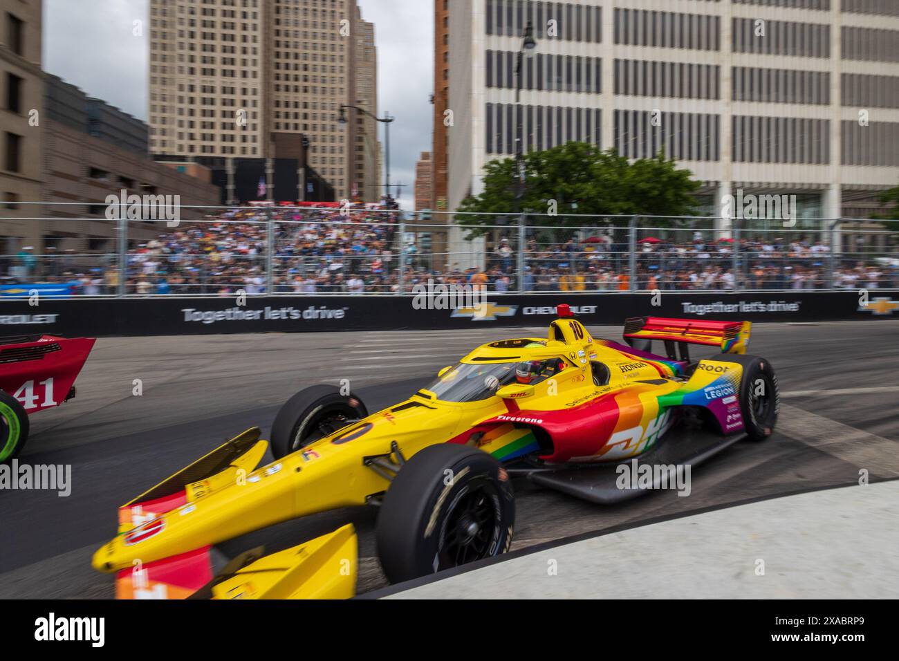 June 2nd, 2024: Chip Ganassi Racing driver Alex Palou (10) drives ...