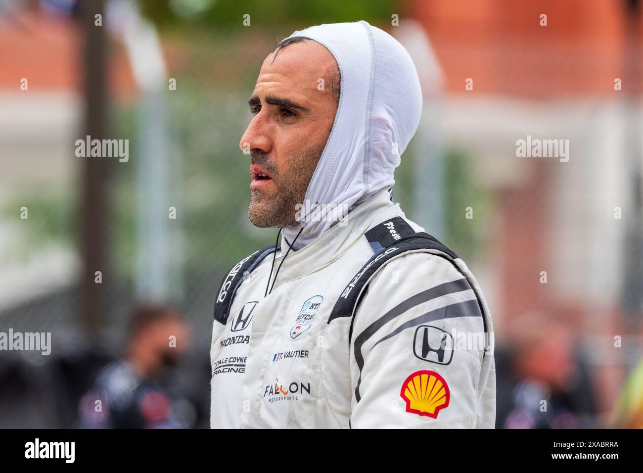 June 2nd, 2024: Dale Coyne Racing driver Tristan Vautier (51) looks on ...