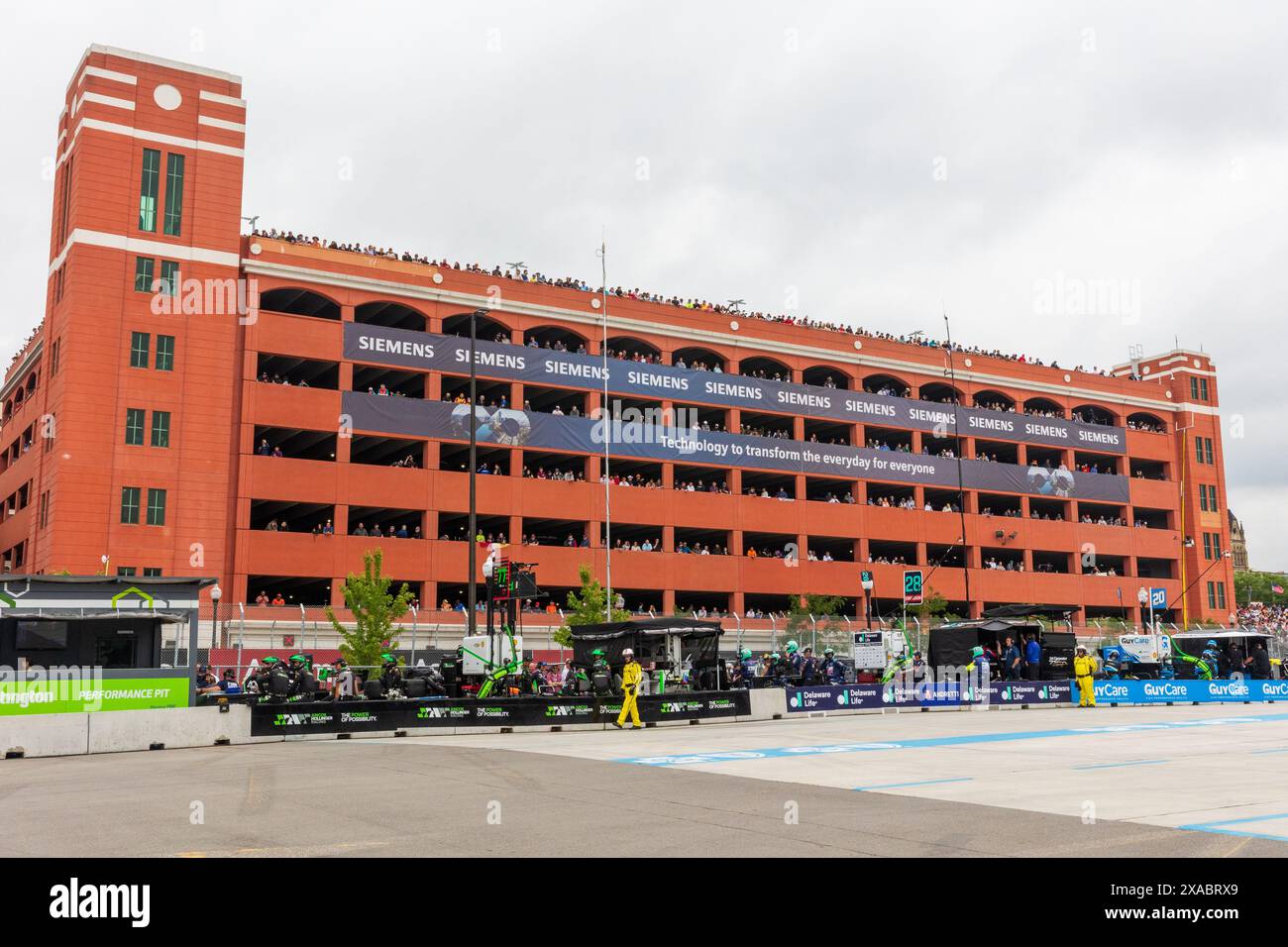 June 2nd 2024: Fans watch the Chevrolet Detroit Grand Prix. The NTT ... June 2nd 2024: Fans watch the Chevrolet Detroit Grand Prix. The NTT ...