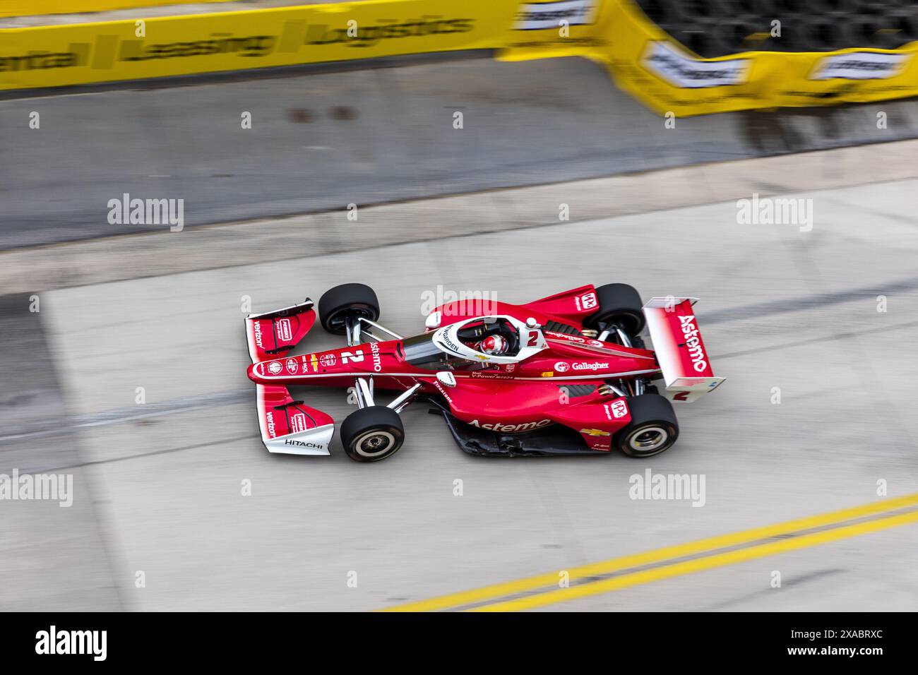 June 2nd, 2024: Team Penske driver Josef Newgarden (2) drives during ...