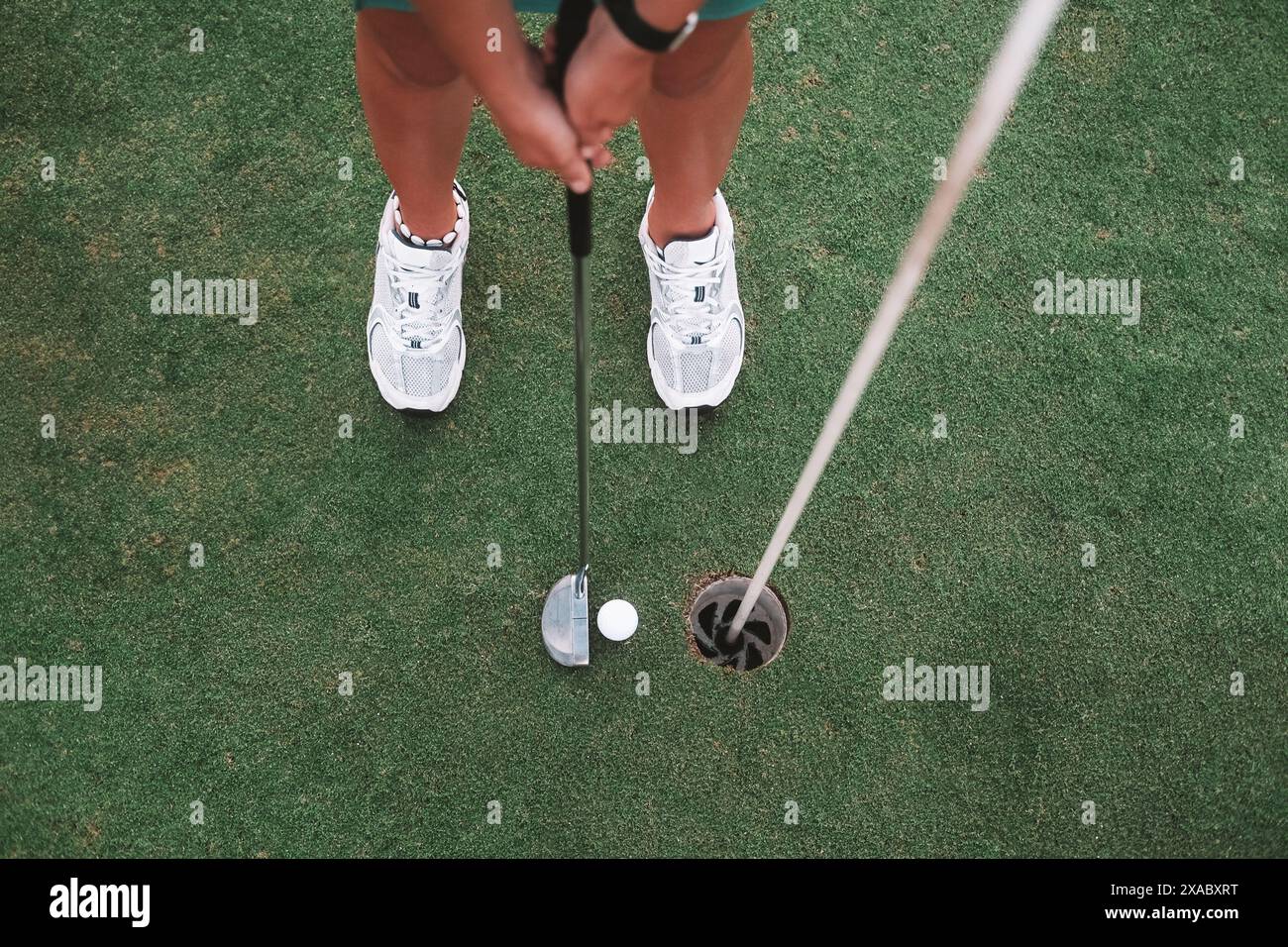 The legs of a woman playing golf hi-res stock photography and images ...