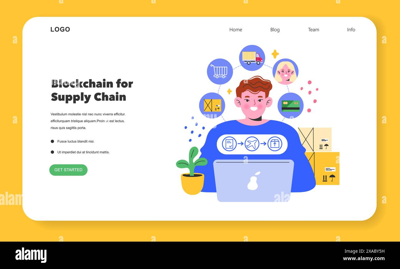 Blockchain technology interface for enhancing supply chain processes ...