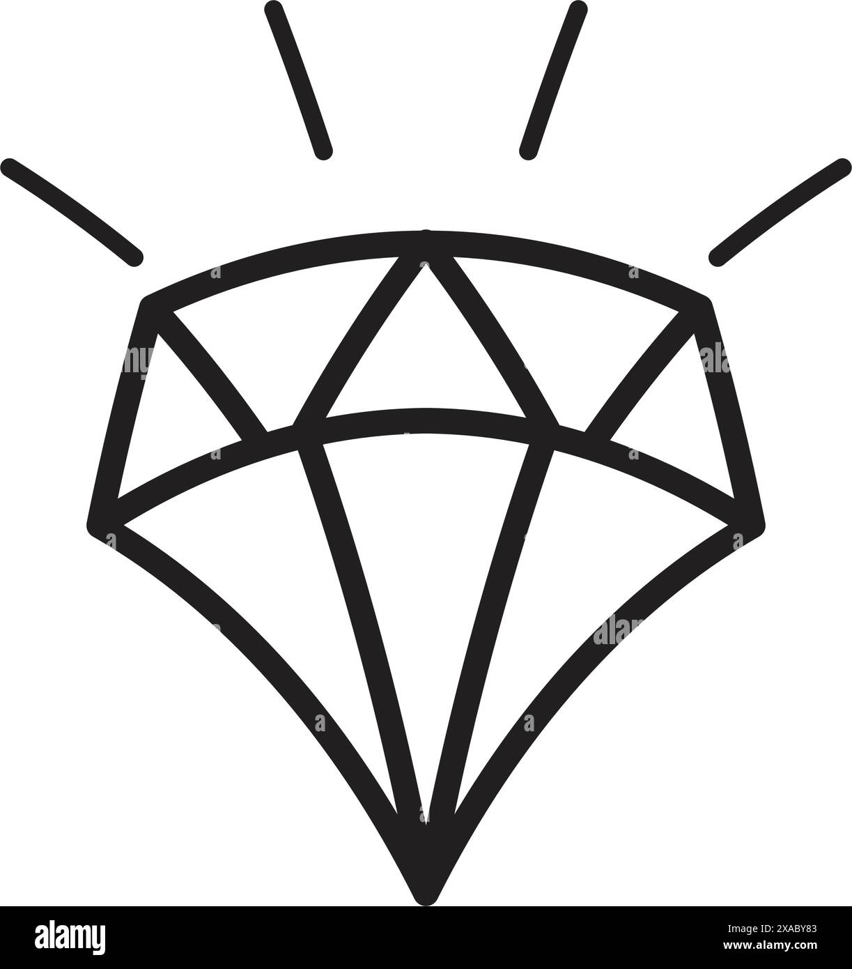 Diamond icon design template isolated illustration Stock Vector Image ...