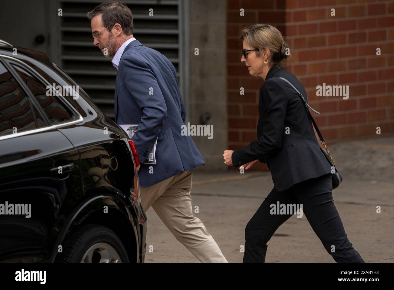 Wilmington, United States. 05th June, 2024. Hallie Biden departs from ...