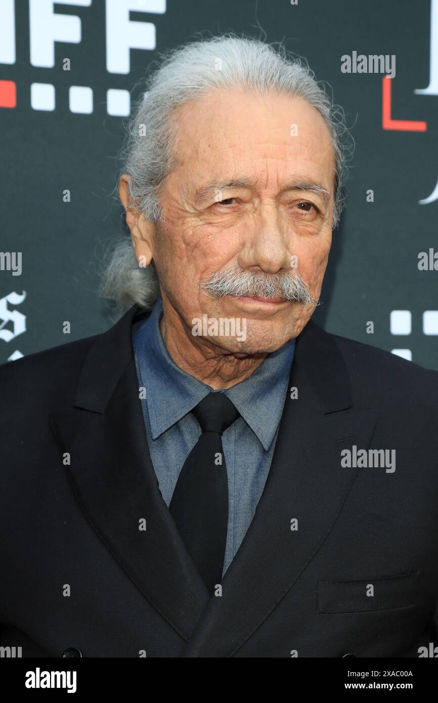 LOS ANGELES - MAY 29: Edward James Olmos at the In the Summers Premiere ...
