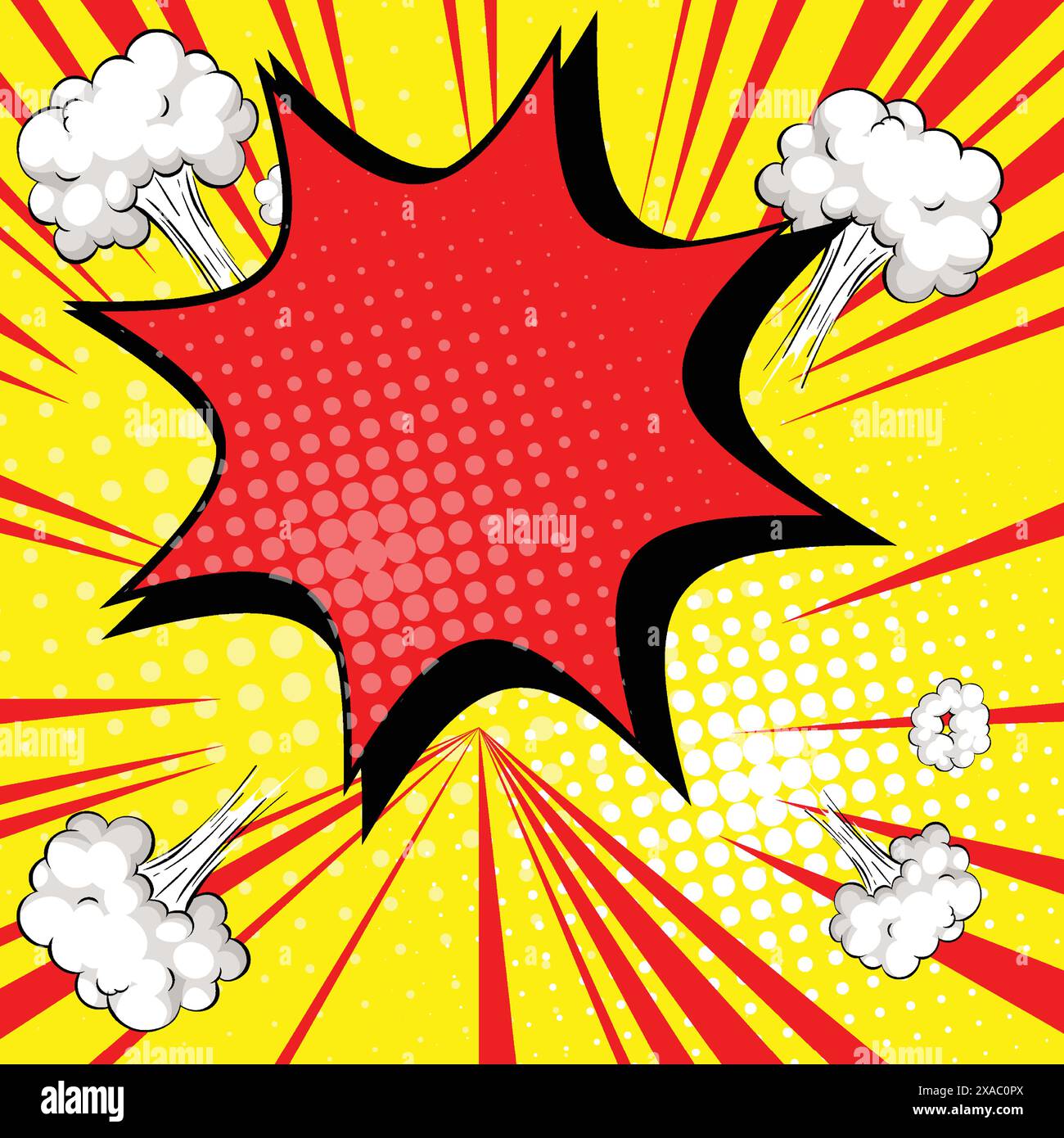 Comic book background animation retro Stock Vector Images - Alamy