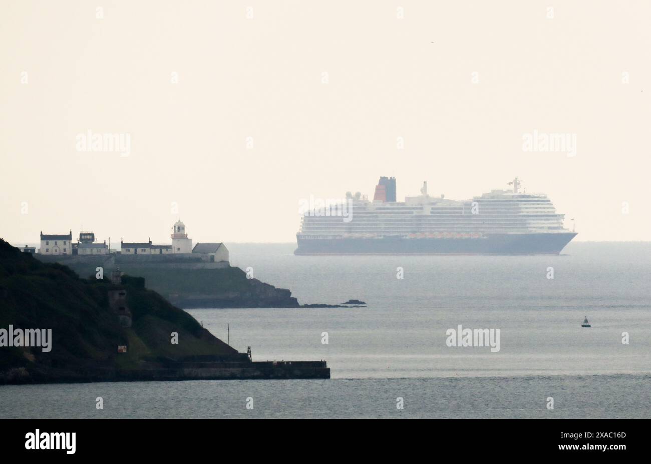 Cobh, Cork, Ireland. 05th June, 2024. New Cunard cruise ship MS Queen ...