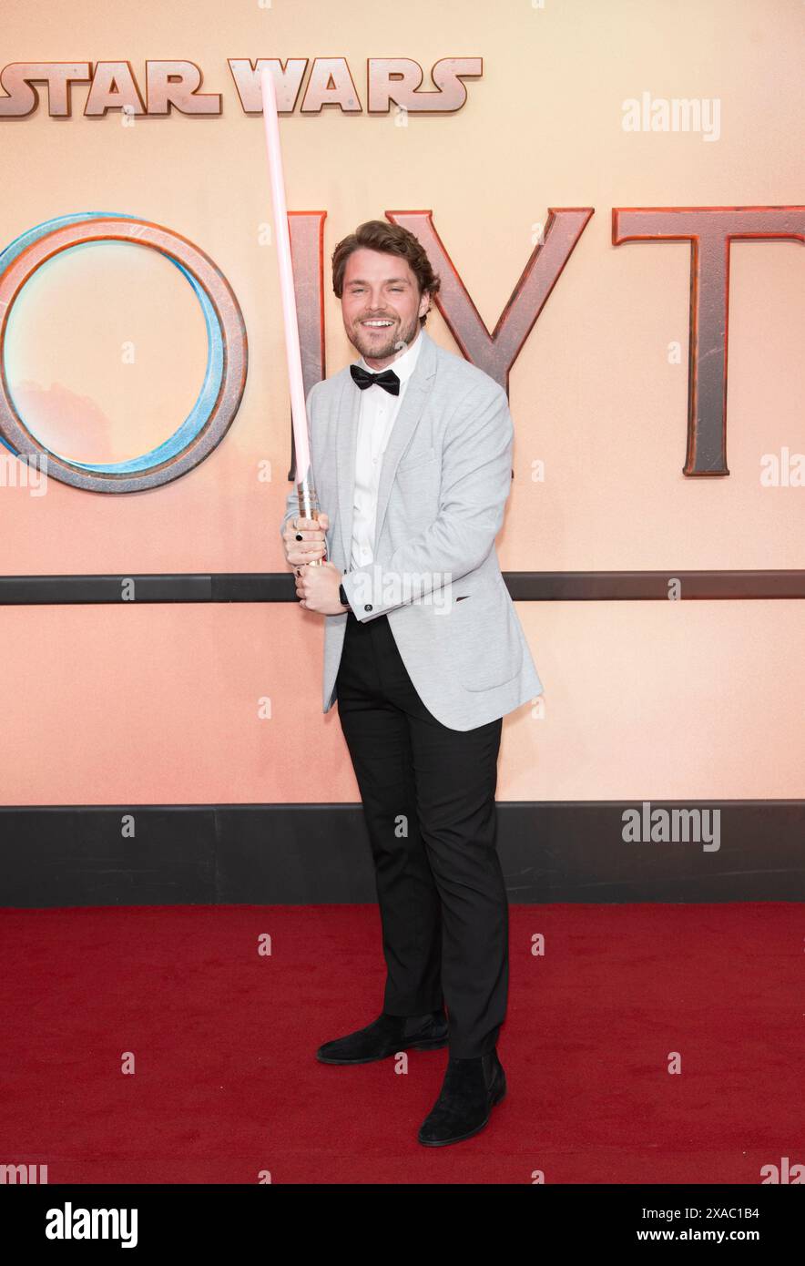 Cam Whitnall attending the The Acolyte UK Premiere at Odeon Luxe in ...