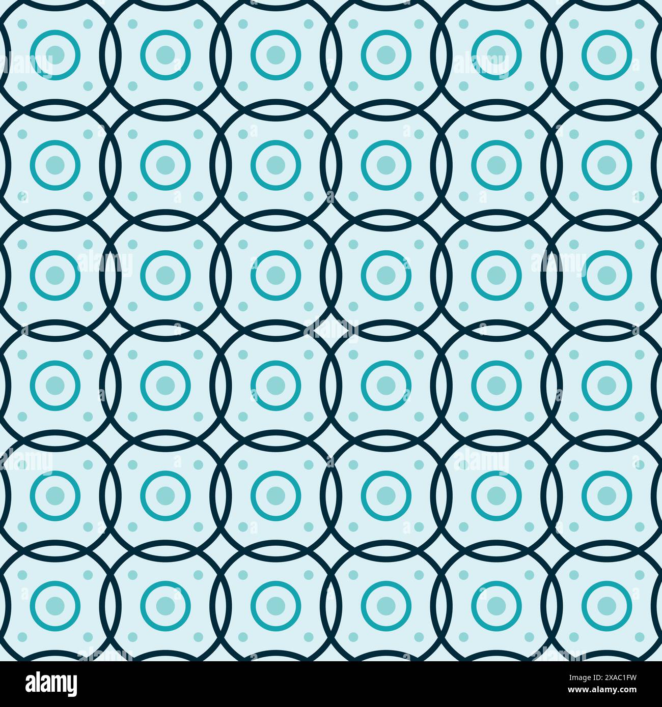 circle tile seamless pattern design vector Stock Vector Image & Art - Alamy